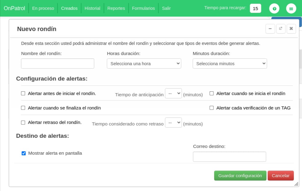 Software de control de rondas de seguridad | OnPatrol