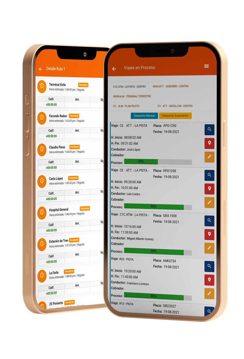 OnBus: Control and Dispatch of buses